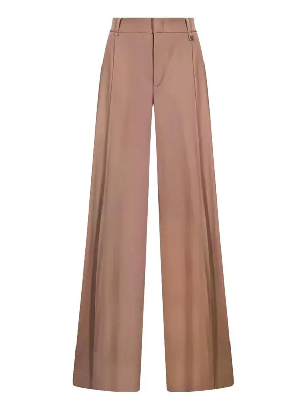 Giuseppe Di Morabito Pressed-crease Wide-leg Trousers - Brown