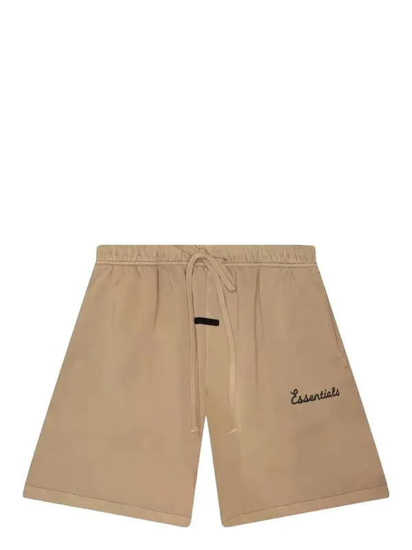 Fear Of God Essentials Logo-print Shorts - Neutrals
