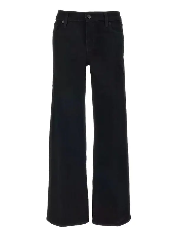 FRAME Wide-leg Jeans - Black