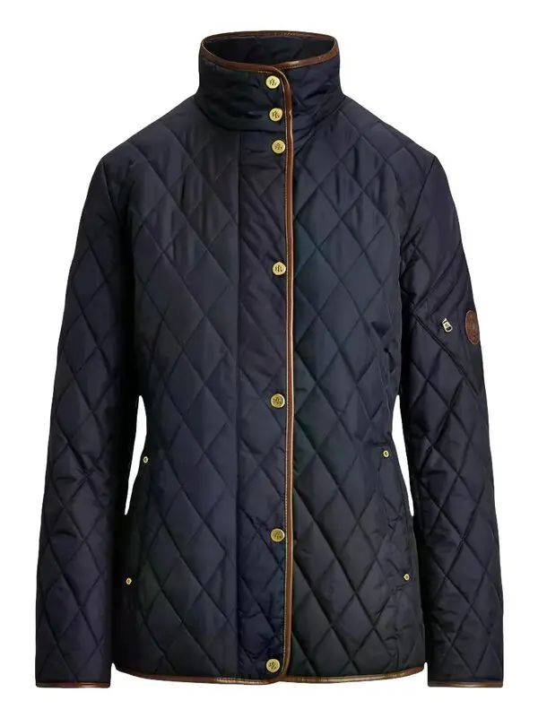 Ralph Lauren Quilted Button-up Jacket - Blue