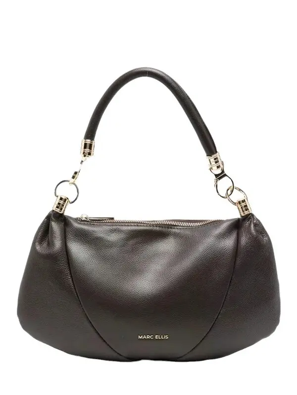 MARC ELLIS Devamdo Leather Shoulder Bag - Brown