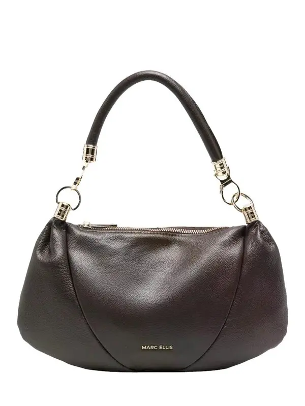MARC ELLIS Devamdo Leather Shoulder Bag - Brown