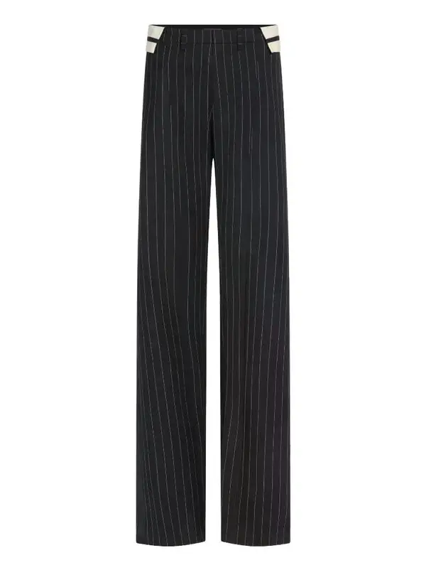 JEAN PAUL GAULTIER Exposed Wiastband Tailoring Trousers - Black