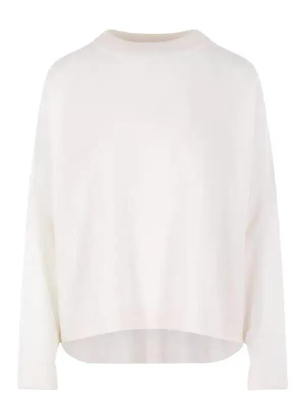 Dusan Oversized Cashmere Sweatshirt - White