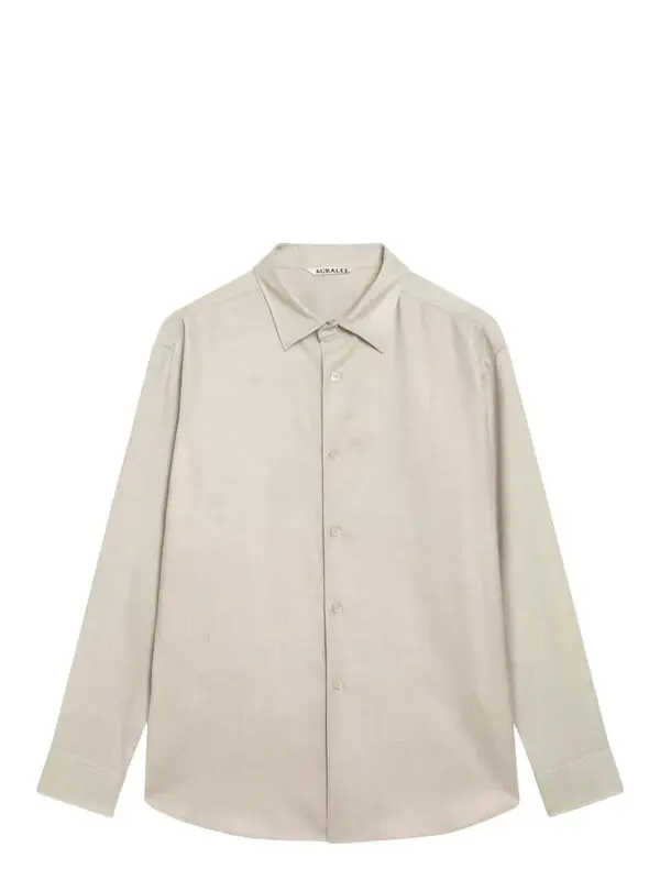 Auralee Button-up Shirt - Neutrals