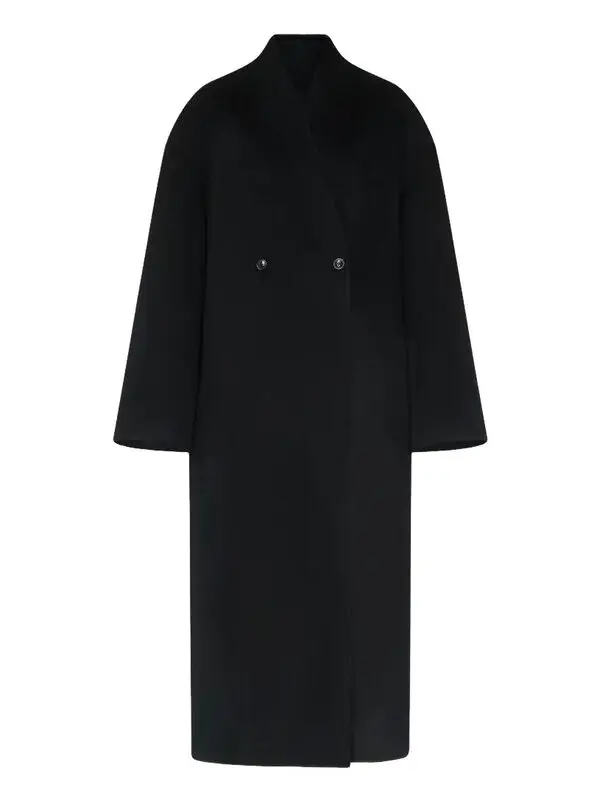 Loulou De Saison Aris Double-breasted Coat - Black