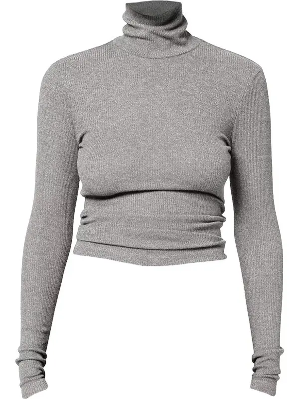 Citizens Of Humanity Caradene Ribbed Turtleneck Sweater - Grey