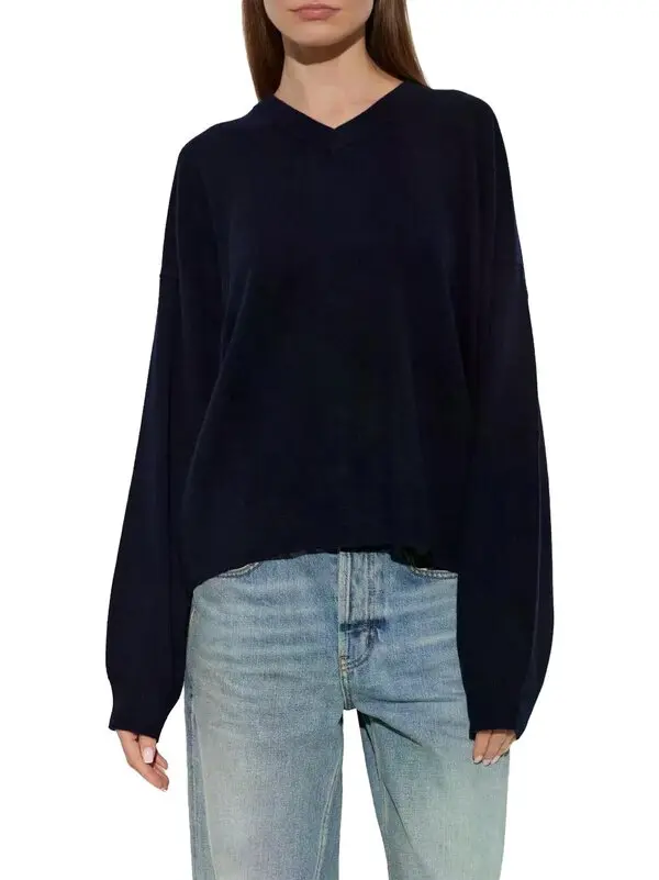 GESTUZ Gzmanzi V-neck Sweater - Blue