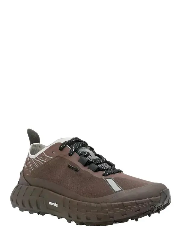 NORDA 001a Logo-print Panelled Sneakers - Brown