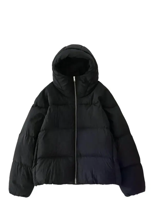 Studio Nicholson Fenne Crinkle Puffer Jacket - Black