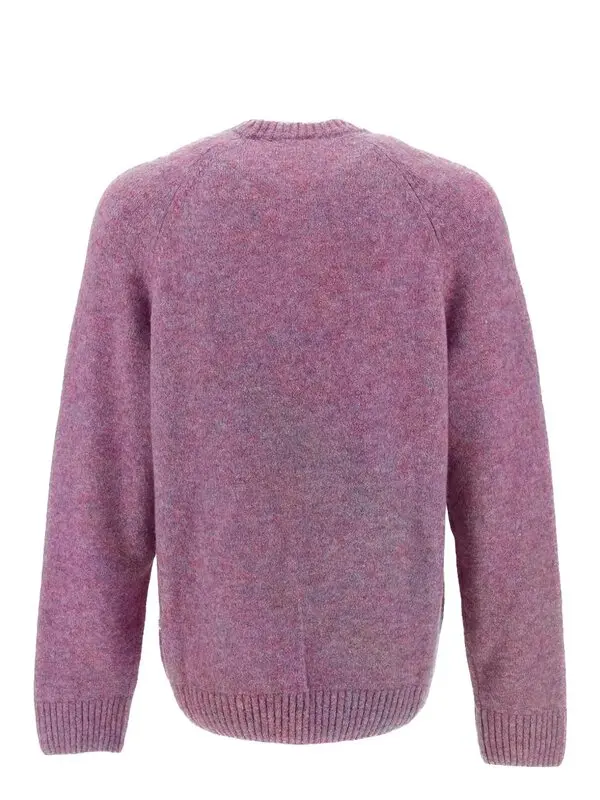 LES DEUX Raglan-sleeve Knit Sweater - Pink