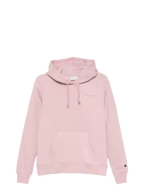 Champion Logo-embroidered Hoodie - Pink