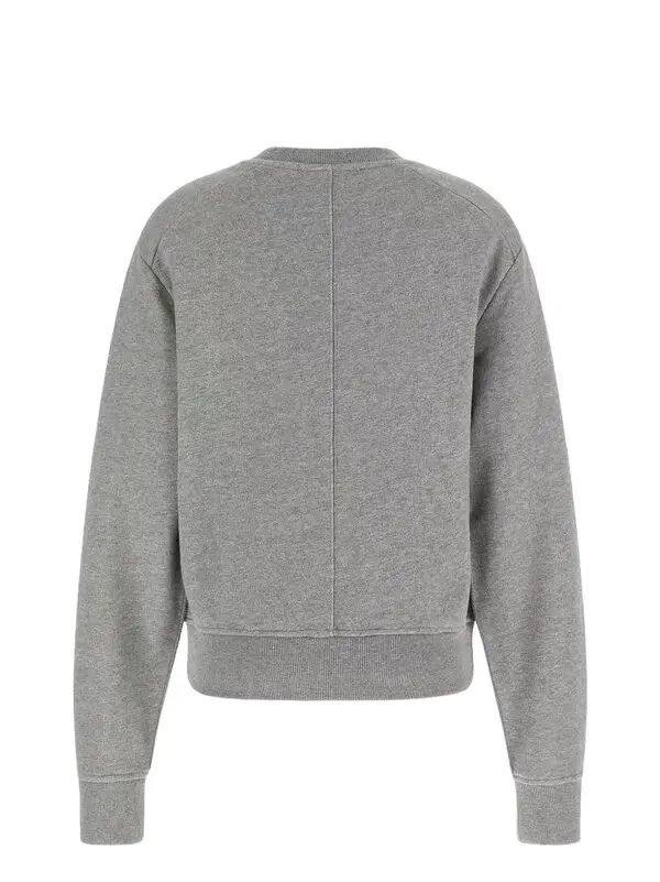 ENTIRE STUDIOS V-stitch Boxy Sweatshirt - Grey