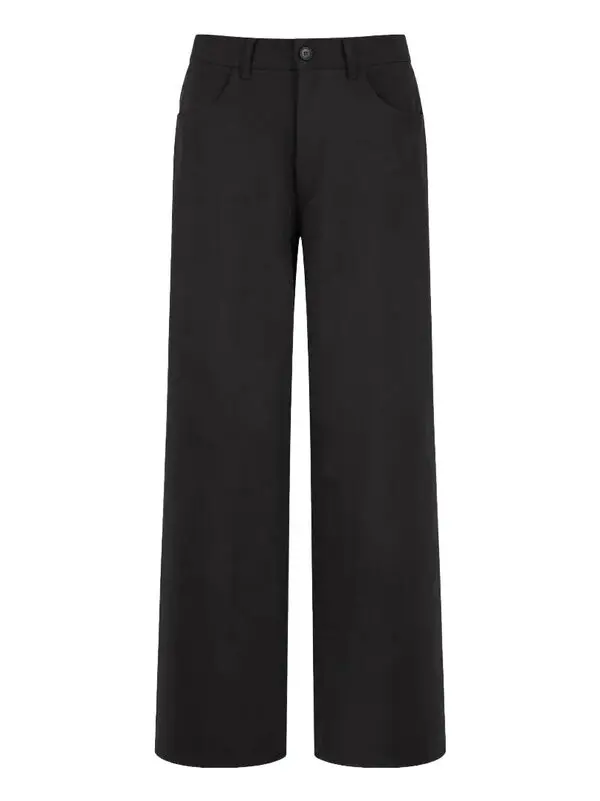 SOCIETE ANONYME Red Cross Wide-leg Trousers - Black