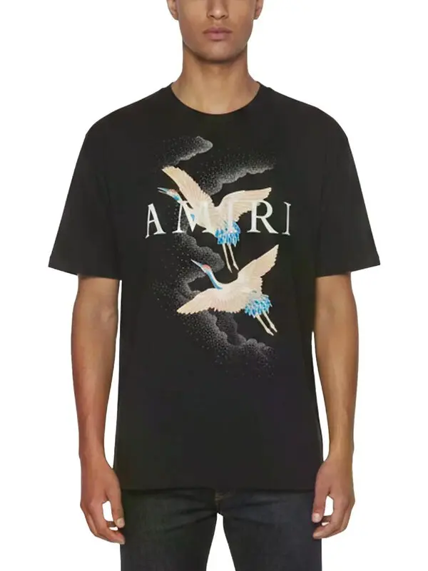 Amiri Logo-print T-shirt - Black