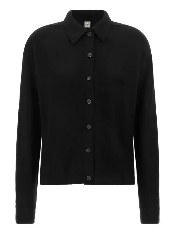 TOTEME Raglan-sleeve Cashmere Cardigan - Black