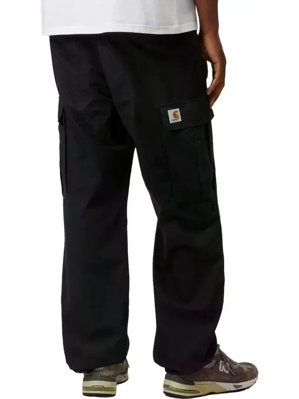 Carhartt Work In Progress Regular Cargo Columbia Straight-leg Trousers - Black