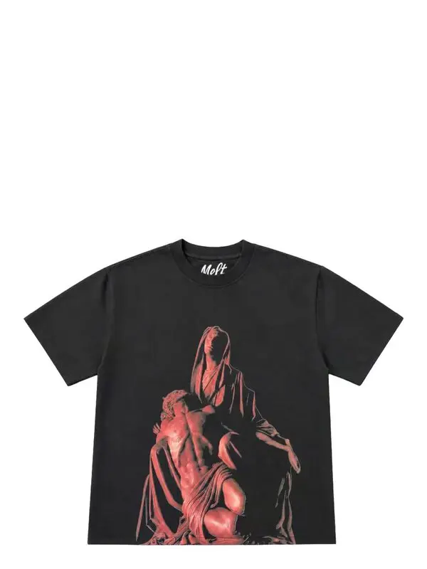 MELT Graphic-print T-shirt - Black