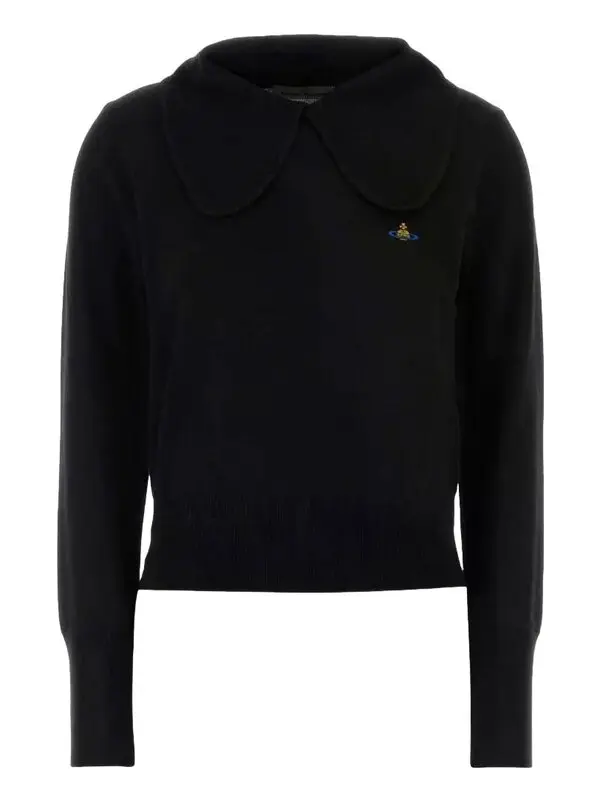 VIVIENNE WESTWOOD Bea Polo Sweater - Black