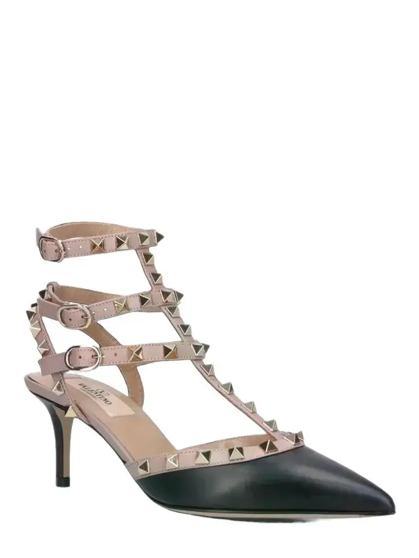 Valentino Garavani Rockstud Caged Pumps - Neutrals