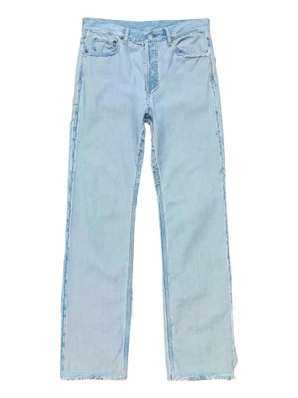 Acne Studios Frayed Denim Jeans - Blue