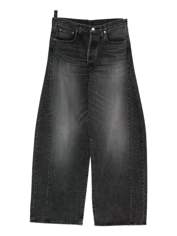 SSSTEIN Deformation Wide-leg Jeans - Grey