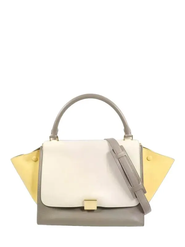 Celine Medium Trapeze Tote Bag - Grey