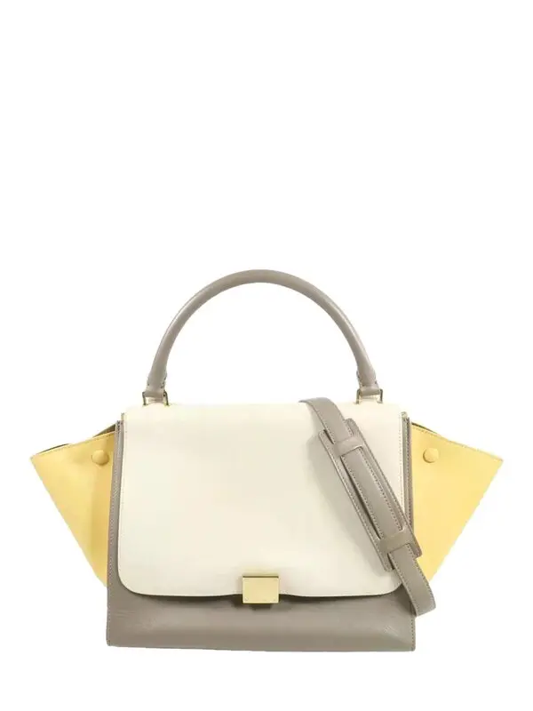 Celine Medium Trapeze Tote Bag - Grey
