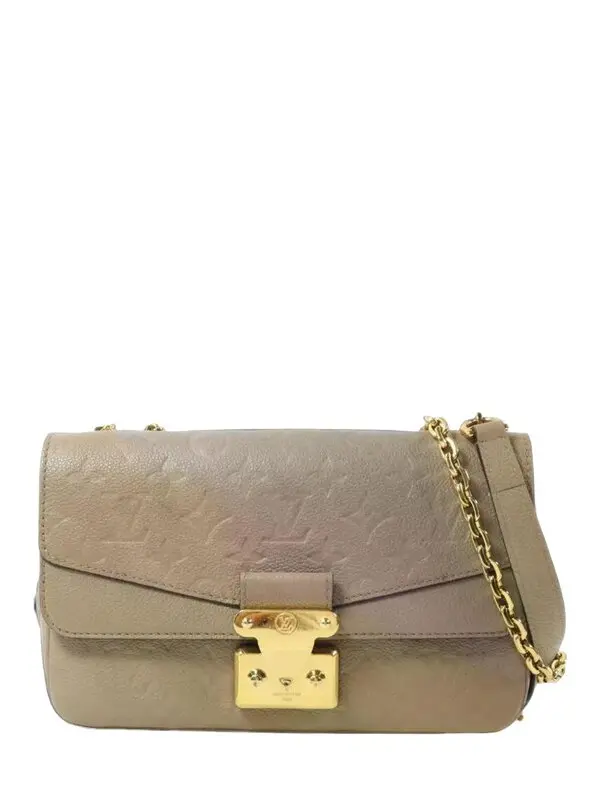 LOUIS VUITTON Monogram Empreinte Marceau Shoulder Bag - Grey