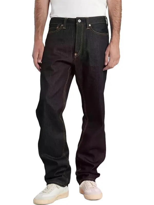 EVISU Seagull-print Jeans - Black