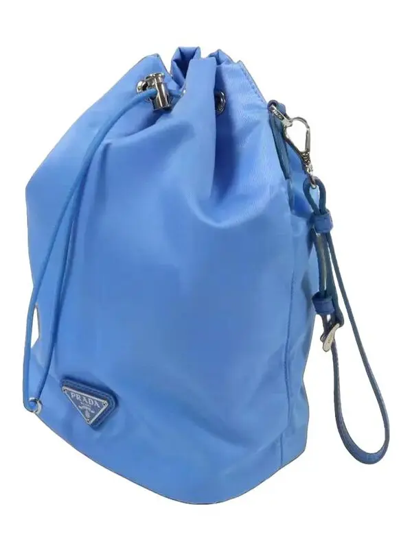 Prada Re-nylon Clutch Bag - Blue