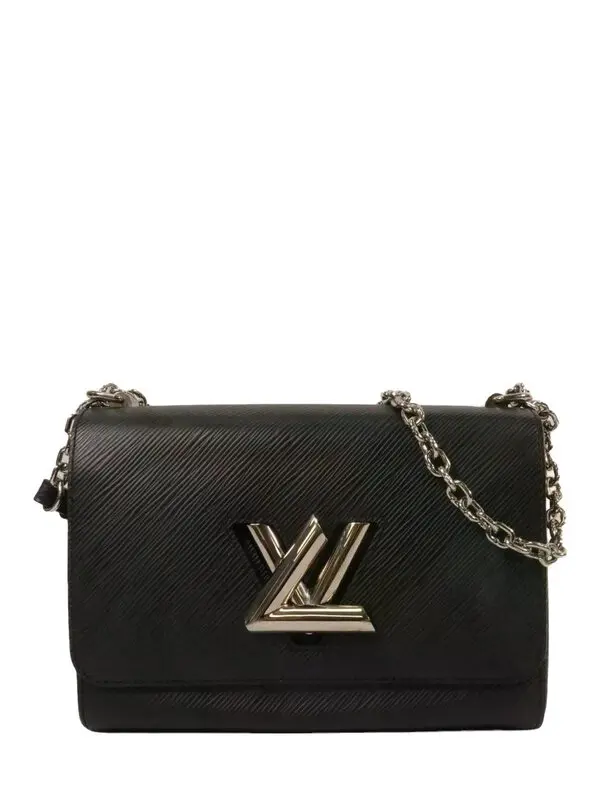 LOUIS VUITTON Twist Epi Shoulder Bag - Black