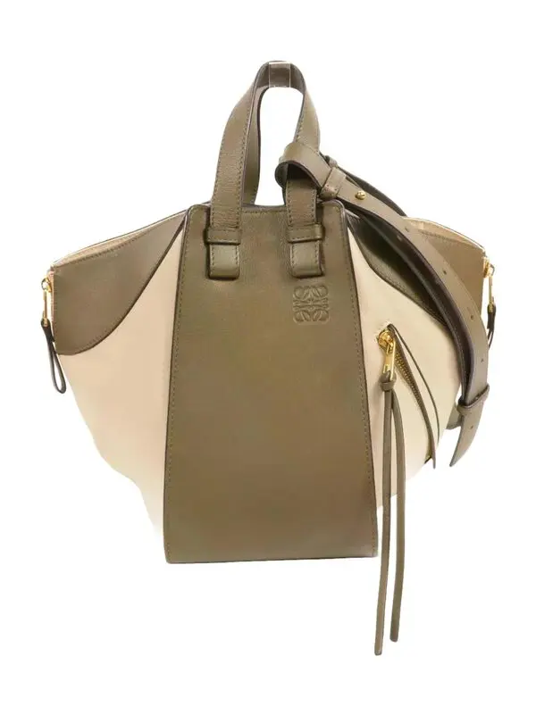 Loewe Medium Hammock Two-way Shoulder Bag - Green