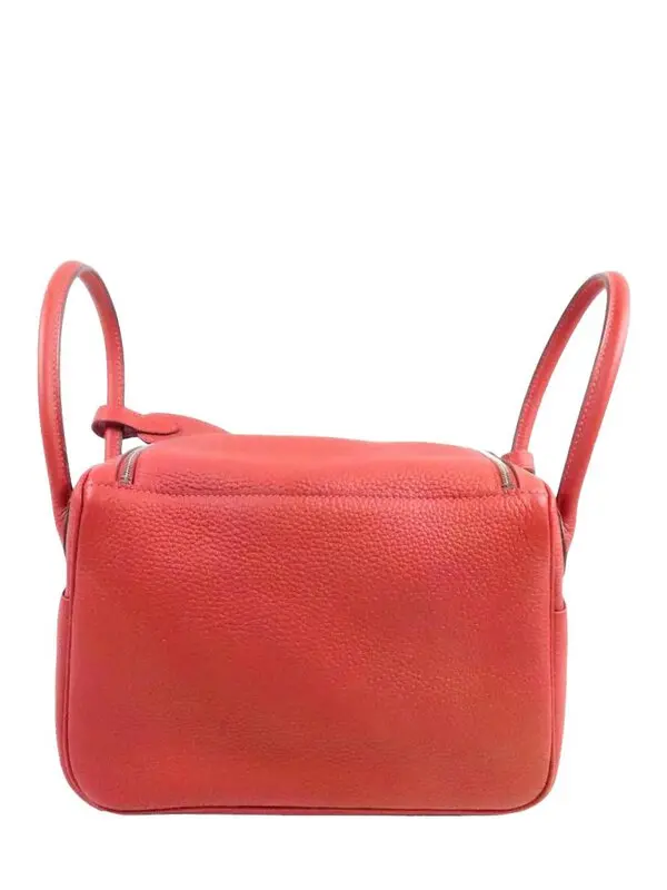 Hermès Lindy 26 Leather Tote Bag - Red