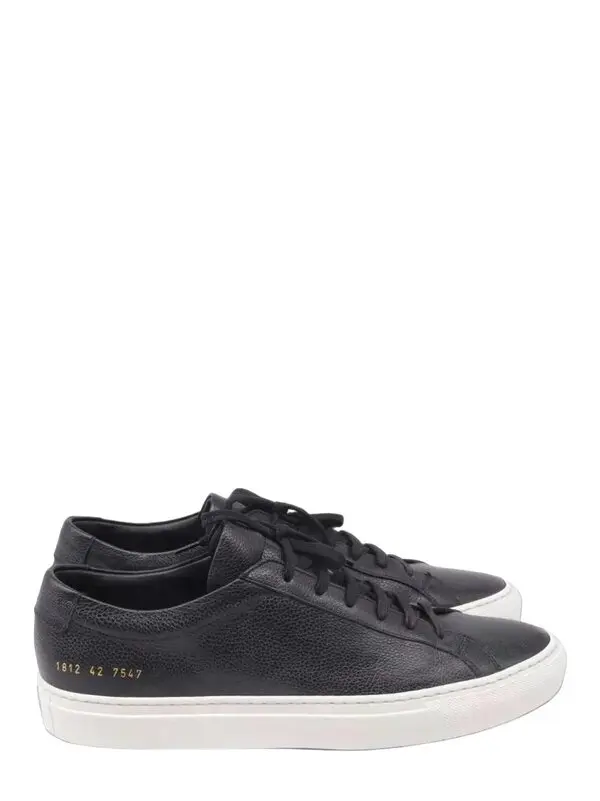 COMMON PROJECTS Achilles Low Grained Sneakers - Black