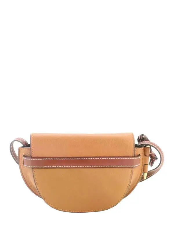 Loewe Gate Shoulder Bag Leather Mini Crossbody Bag - Brown