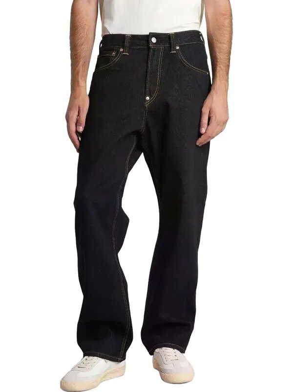 EVISU Seagull-print Jeans - Blue