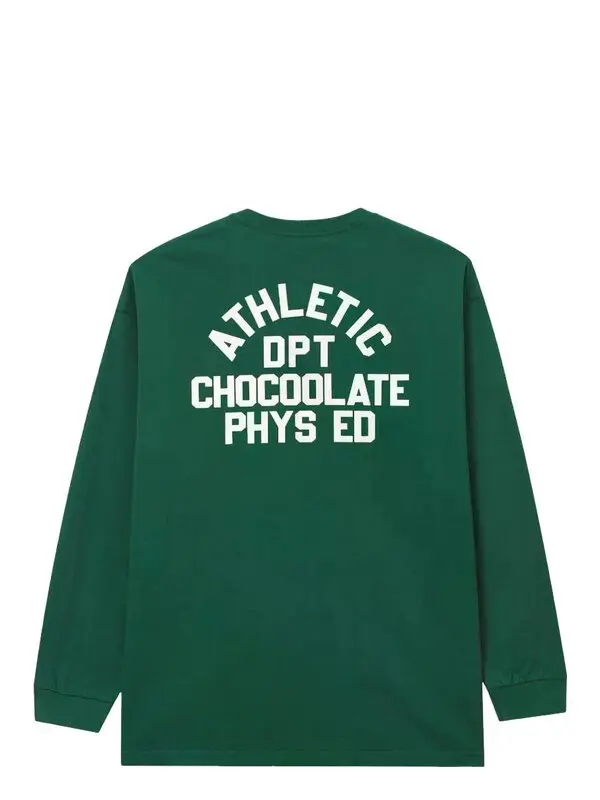 CHOCOOLATE Logo-print Long-sleeve T-shirt - Green