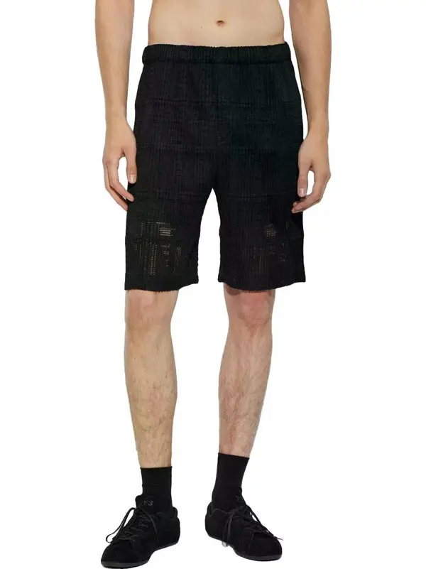 Issey Miyake Pleated Shorts - Black