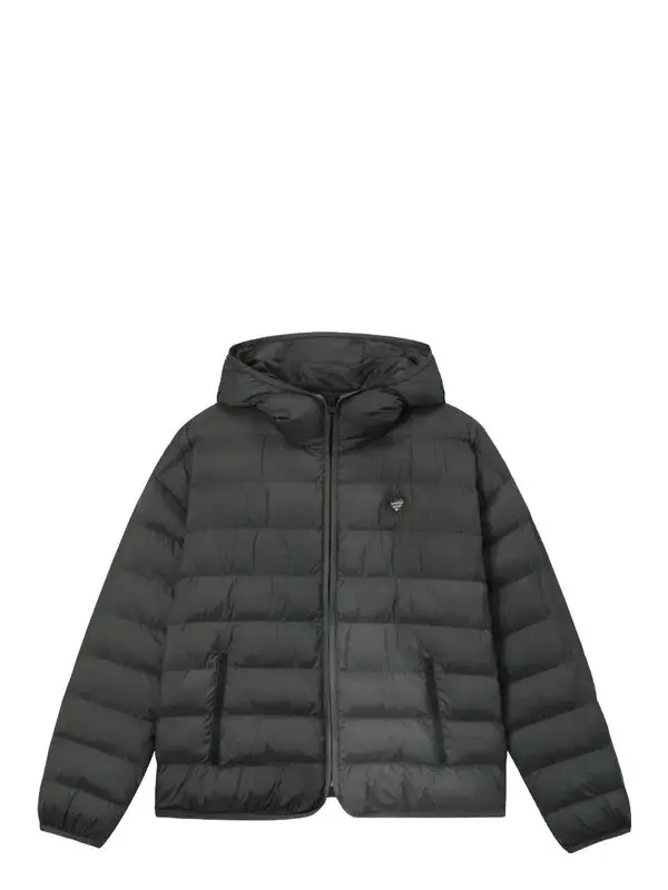 CHOCOOLATE Quilted Hooded Jacket - Black