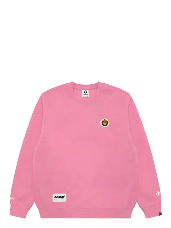AAPE BY *A BATHING APE Aldo Logo-patch Sweater - Pink