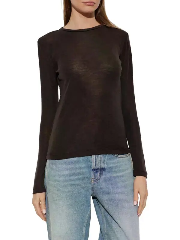 GESTUZ Gzninia Long-sleeve Top - Black