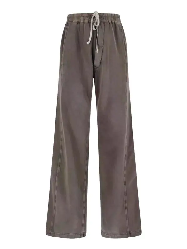 Rick Owens Press-stud Drawstring Trousers - Grey