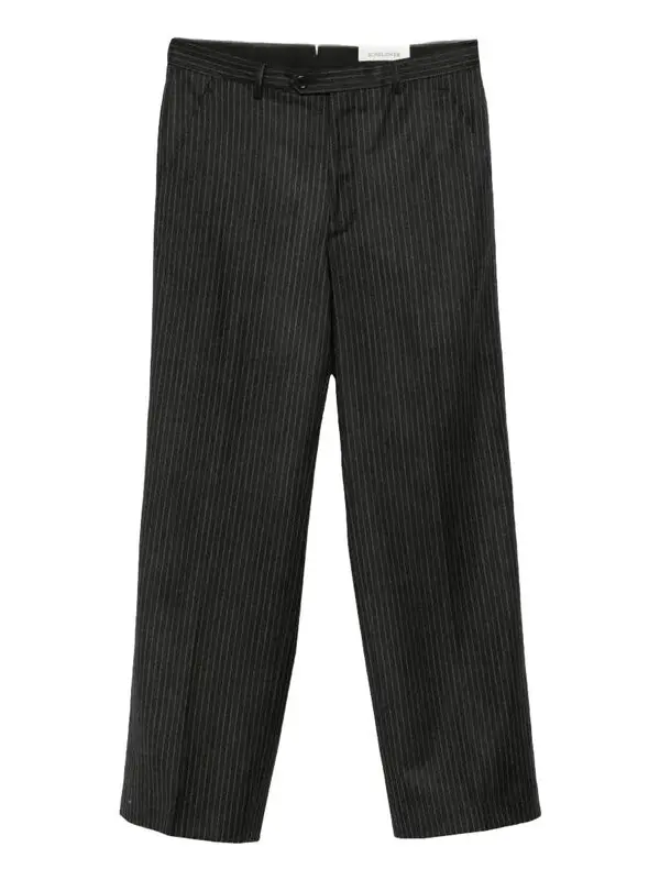SUNFLOWER Bridge Pinstripe Trousers - Grey