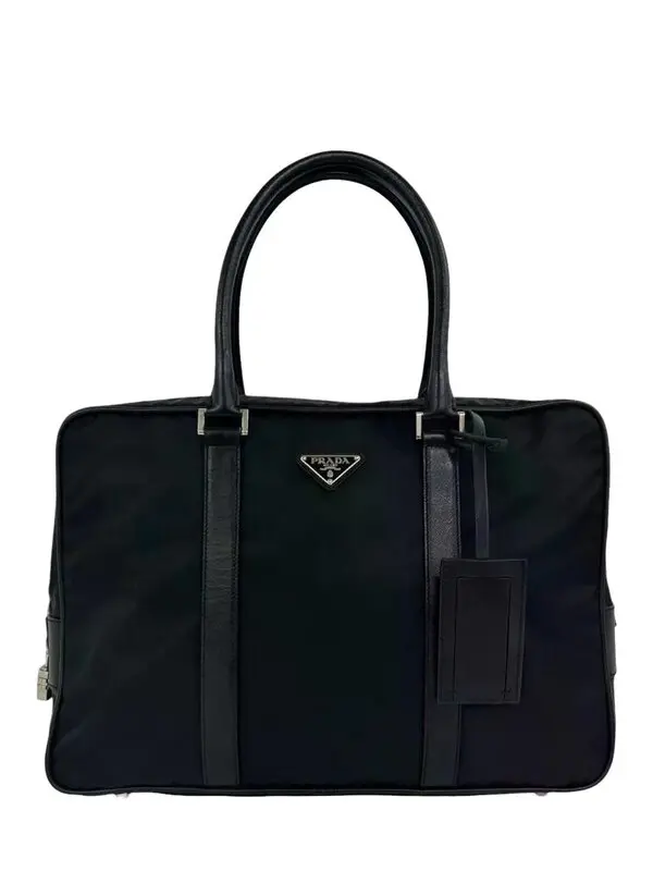 Prada 2013-2026 Tessuto Business Bag - Black