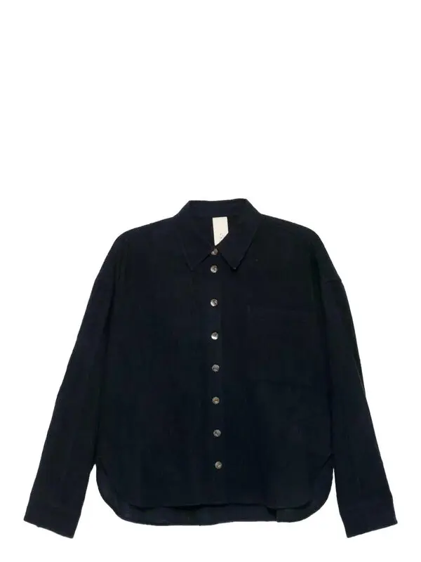 Soh Textured Buttoned Shirt - Blue