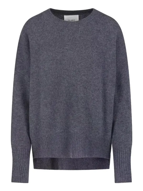 LISA YANG Cashmere Crew-neck Sweater - Grey