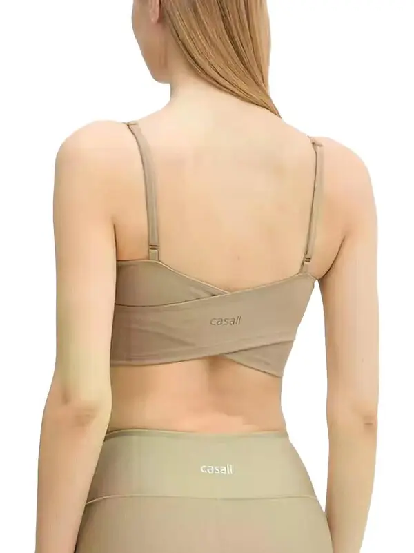 CASALL Wrap-style Sports Bra - Neutrals