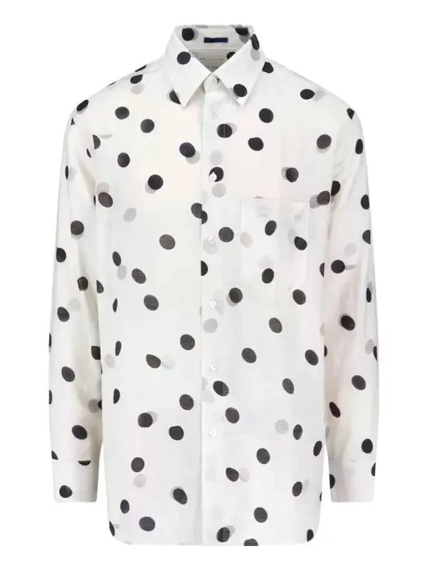 Paul Smith Polka-dot Shirt - Neutrals