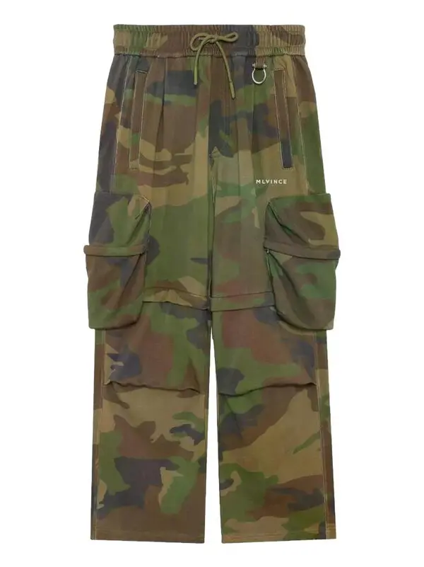MLVINCE Camouflage-print Track Pants - Green